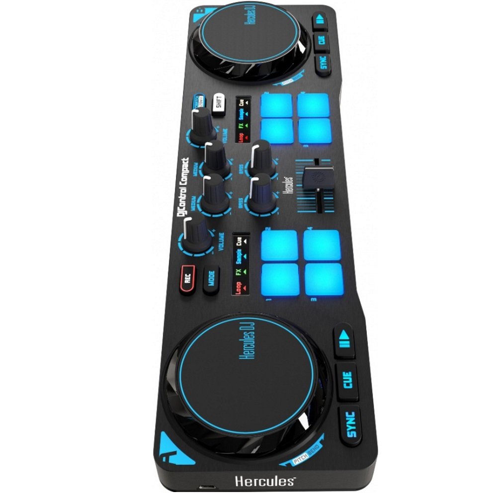 Controladora DJ Control Compact - Hercules - 4780843 - Waz
