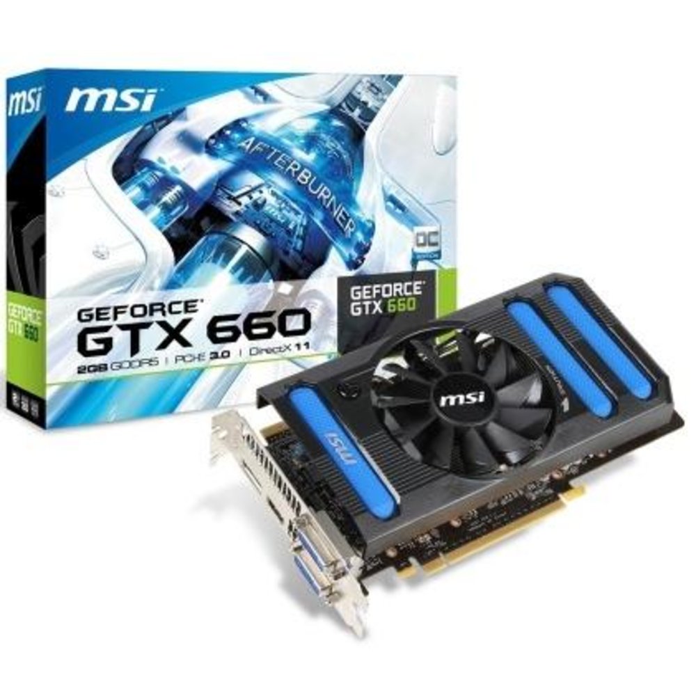 Placa de vídeo PCI-E NVIDIA GTX 660 2GB/192bits - MSI OC Edition - N660-2GD5/OC/V287 - Waz
