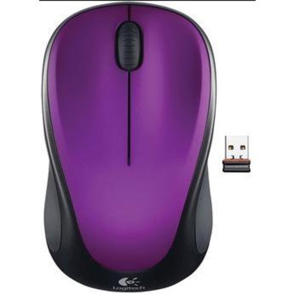 Mouse - Sem fio - Logitech Wireless Mouse M317 - Violeta - 910-003246 - Waz