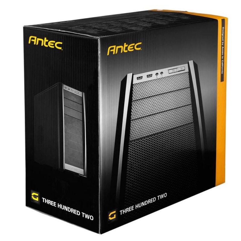Gabinete Antec 302 - Preto - Waz
