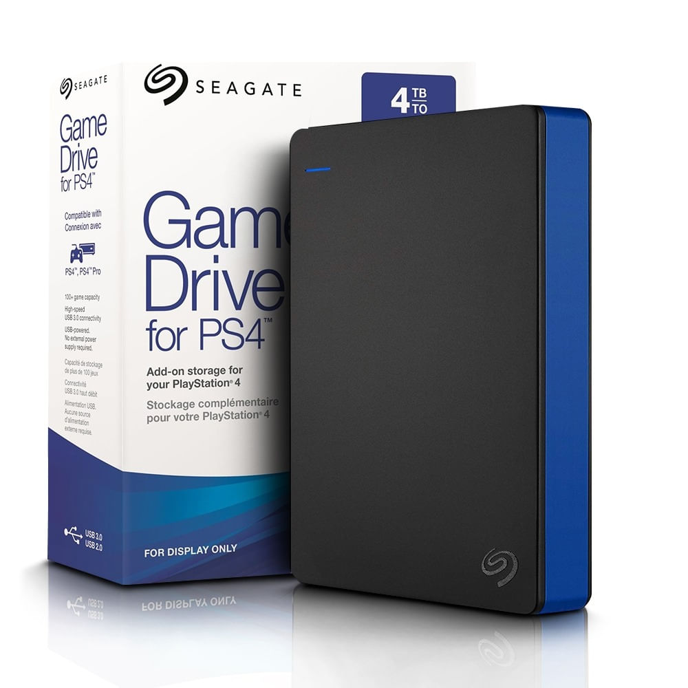 HD Externo Portátil 4TB USB 3.0 Seagate Playstation 4 Game Drive ... HD Externo Portátil 4TB USB 3.0 Seagate Playstation 4 Game Drive ...