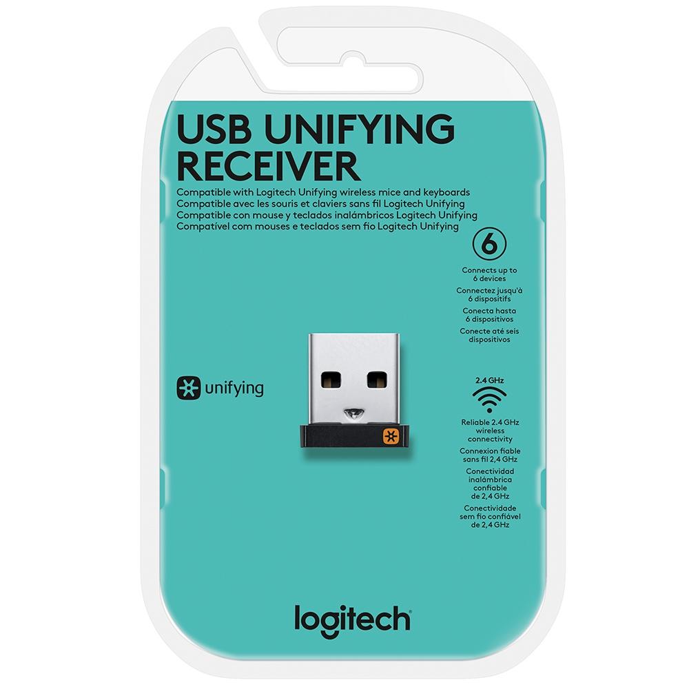 Receptor - USB - Wireless Logitech Unifying - 910-005235 - Waz