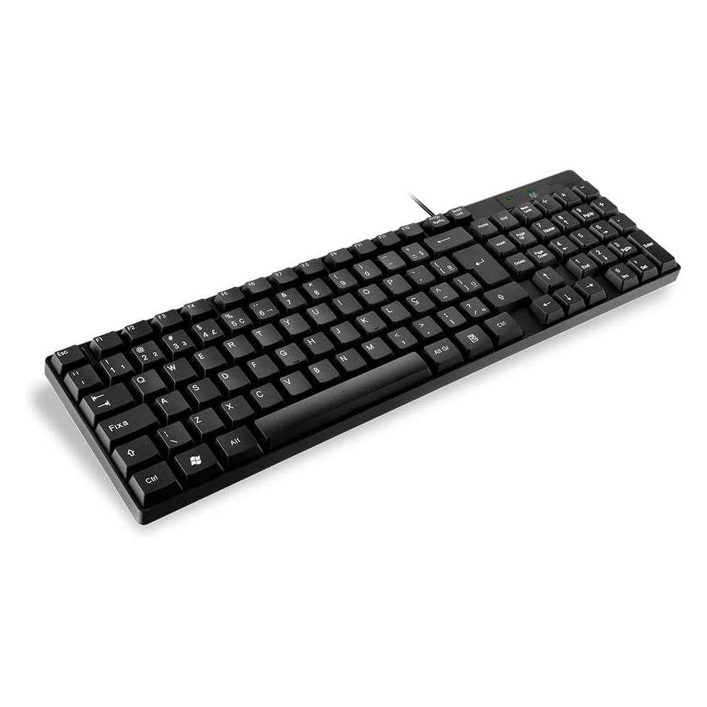 Teclado - PS2 - Multilaser Compacto TC298 - Waz
