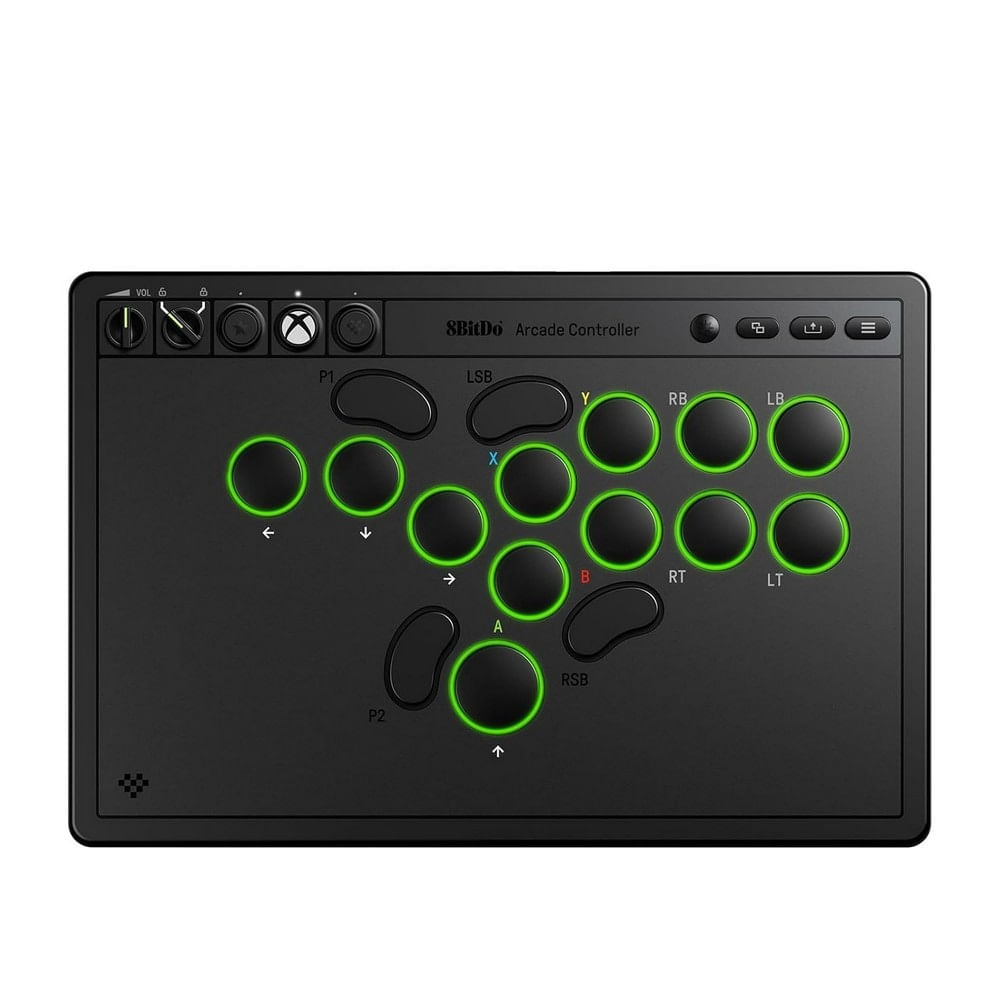 Controle Wireless 8BitDo - Arcade Controller p/ Xbox - 81JB01D - Waz